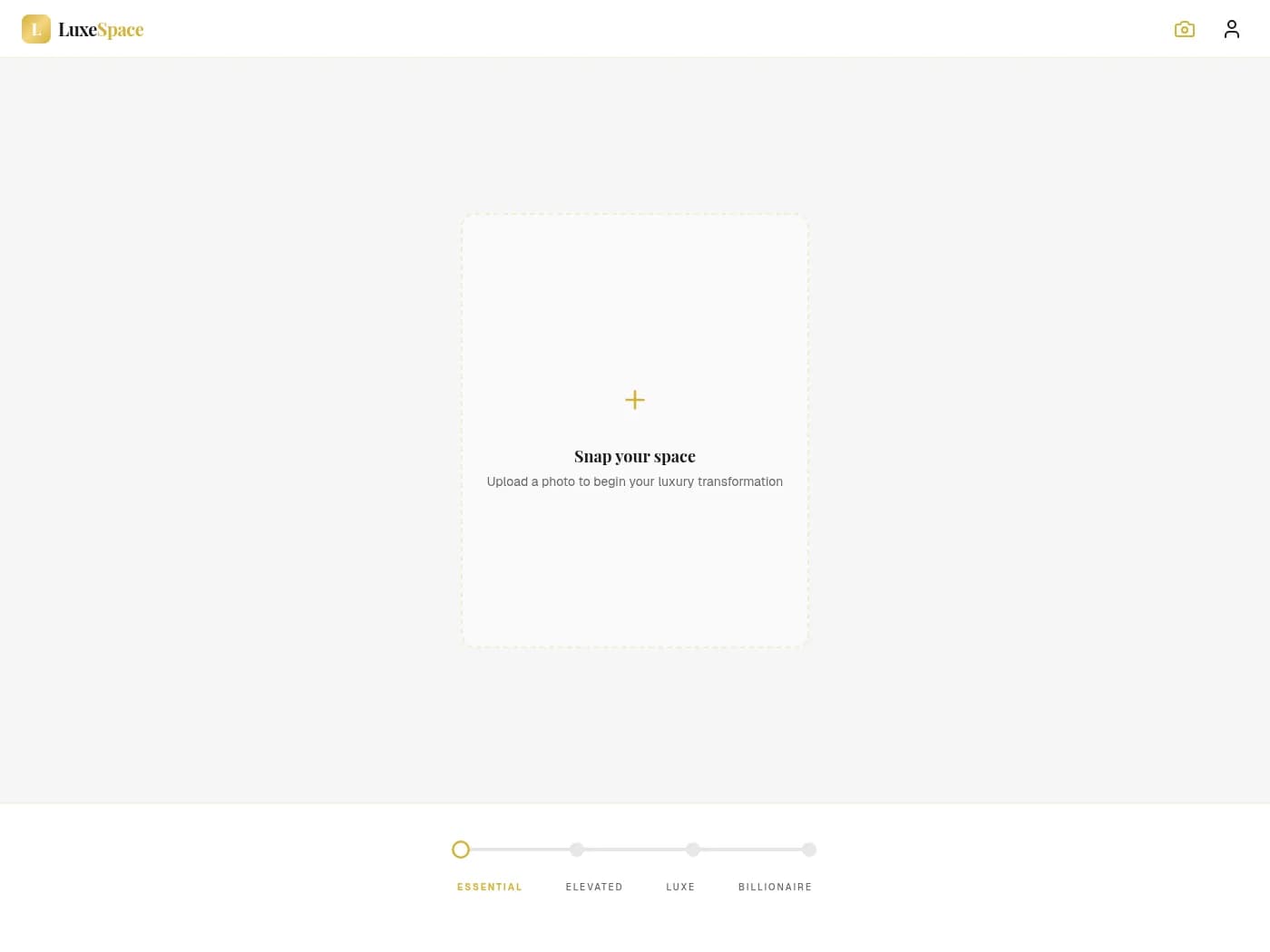 LuxeSpace Interior AI