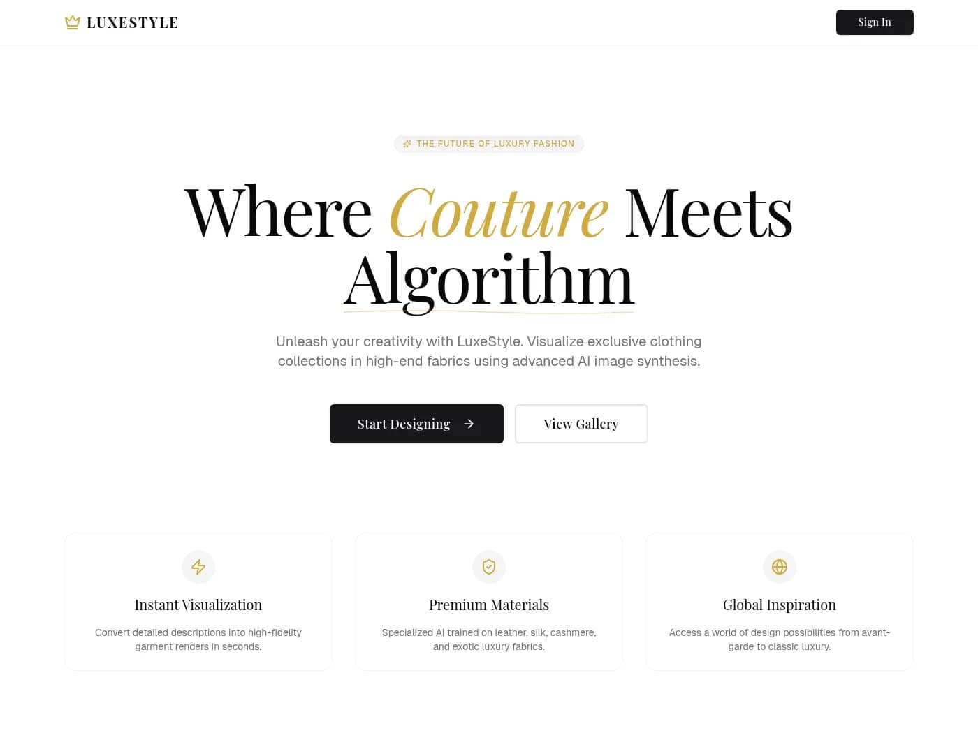 LuxeStyle Visual Search