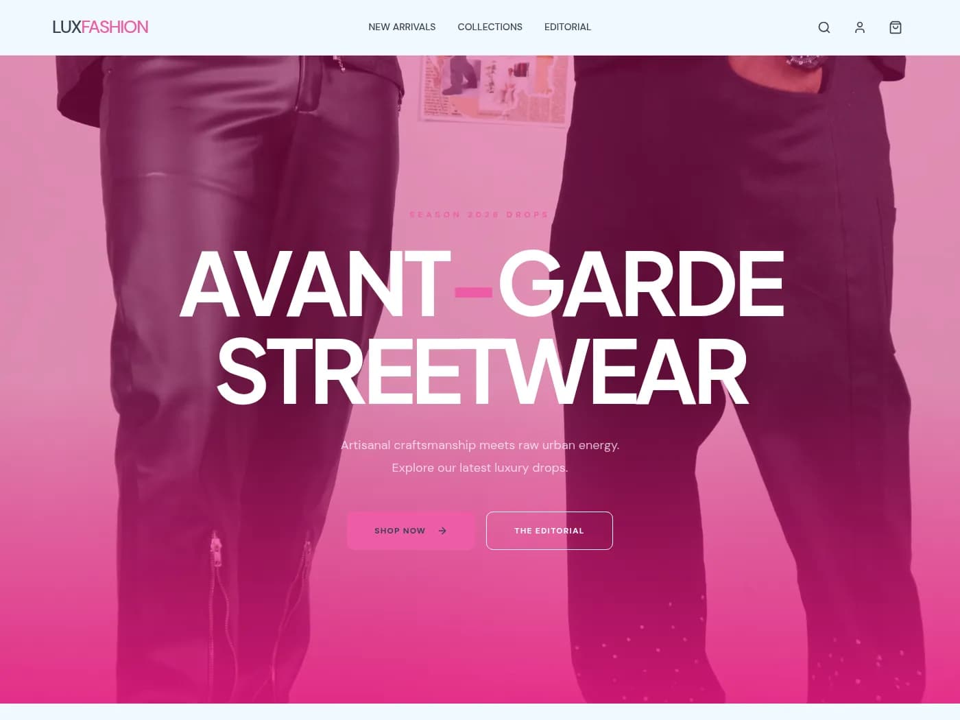 LuxFashion Mock Store