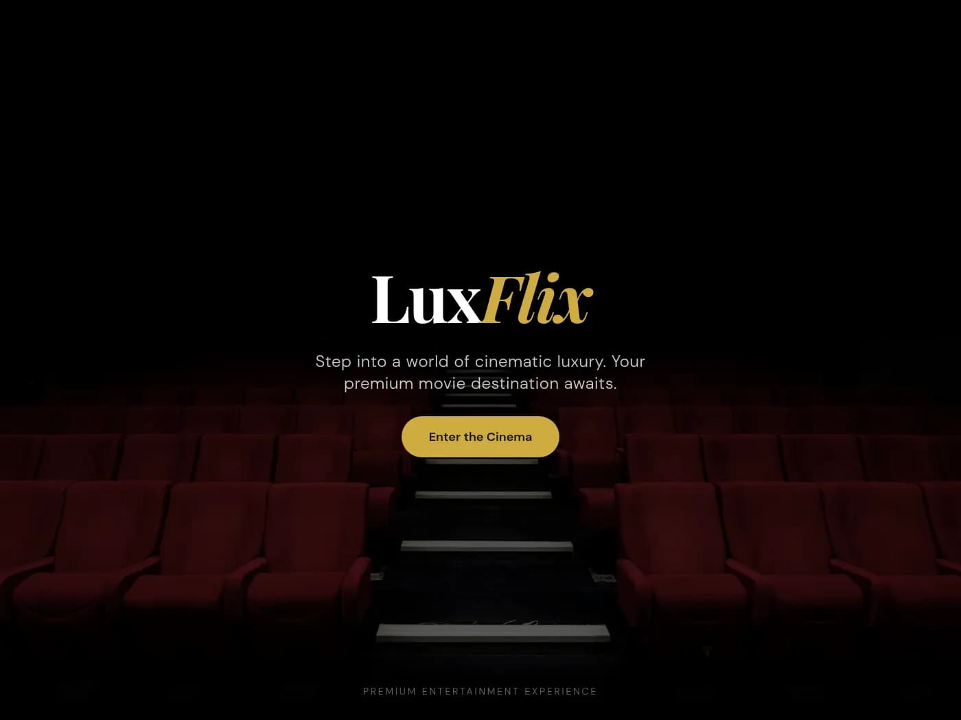 LuxFlix Cinema UI
