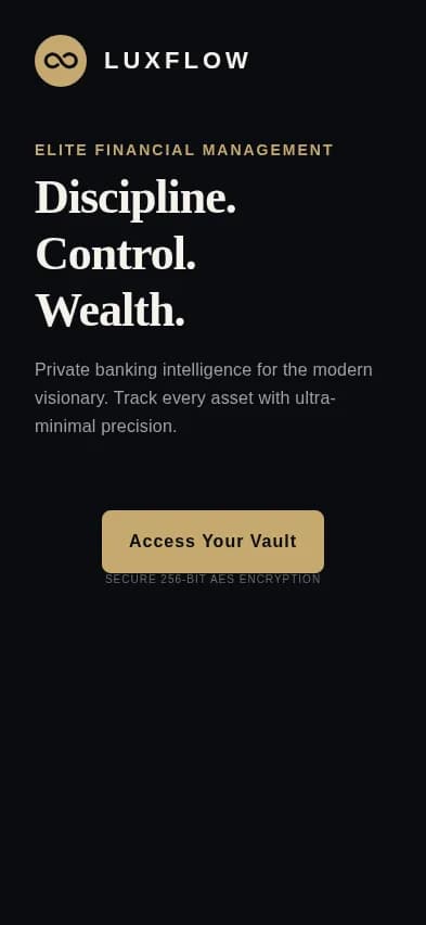 LuxFlow Finance App