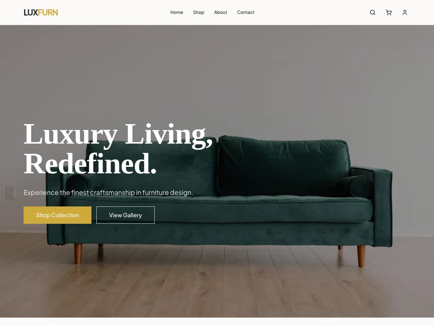 LuxFurn E-Store