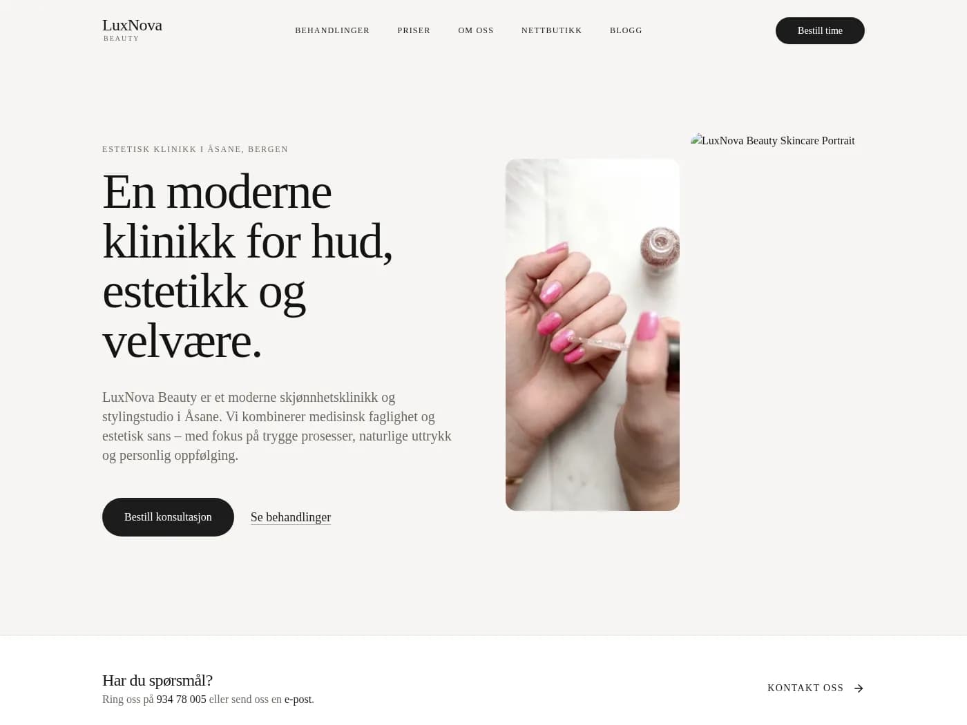 LuxNova Beauty Site