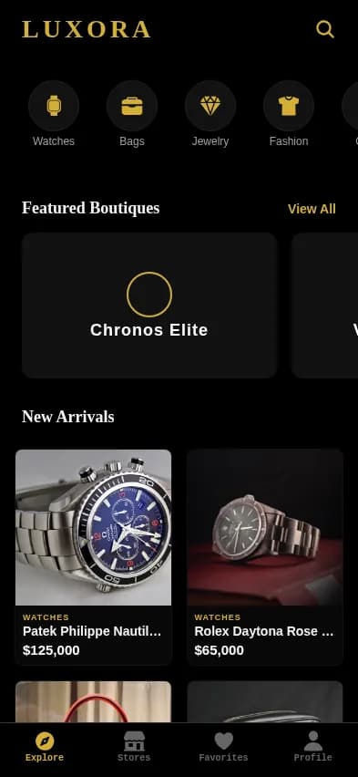 Luxora Luxury Marketplace