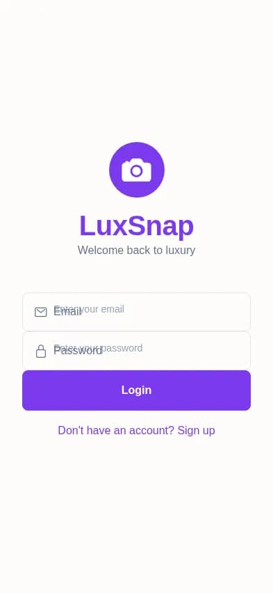 LuxSnap Voting App