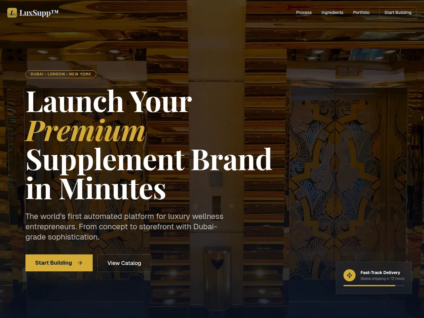 LuxSupp Wellness Engine
