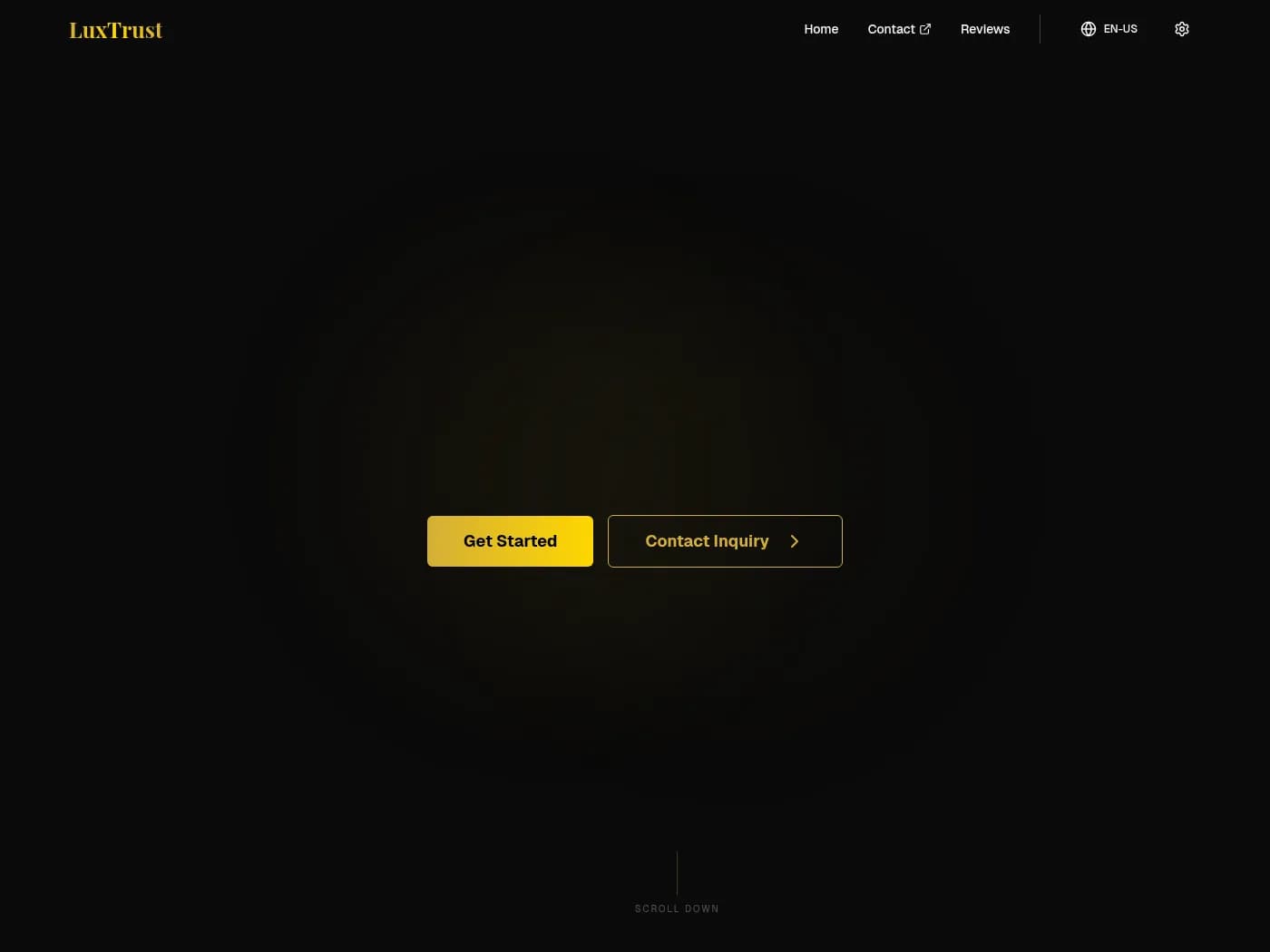 LuxTrust Web Landing