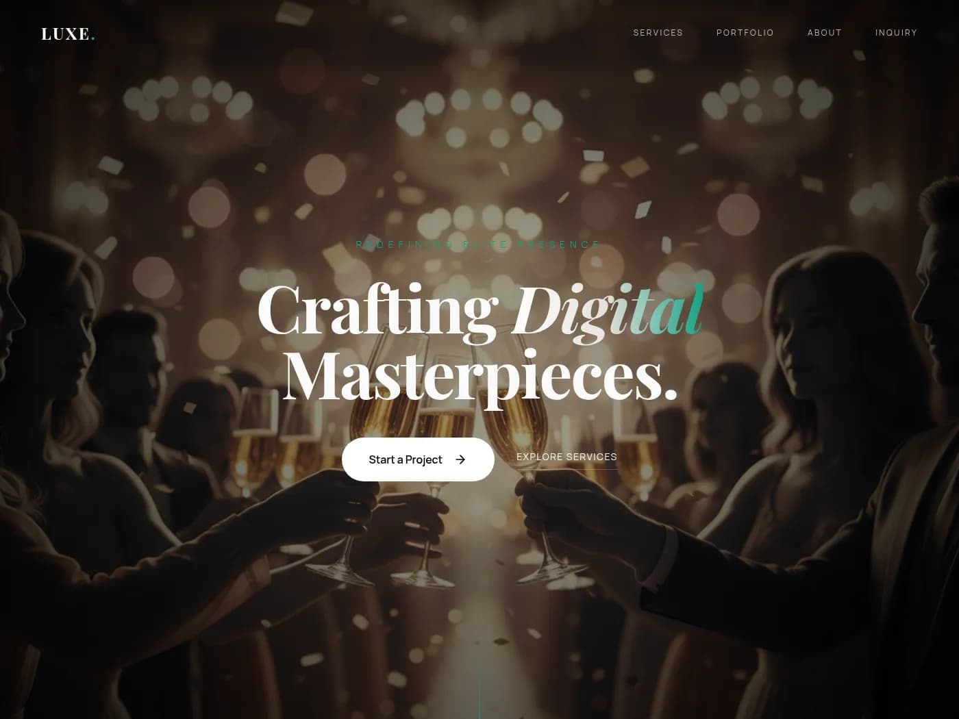 Luxe Agency Landing