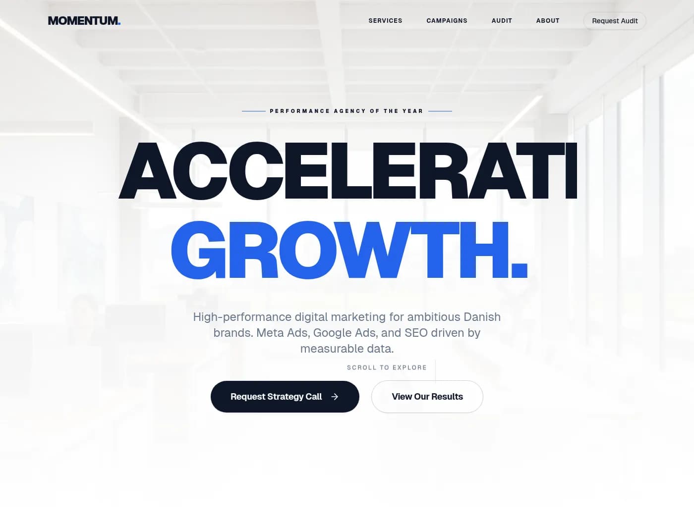 LuxeMark Agency Website