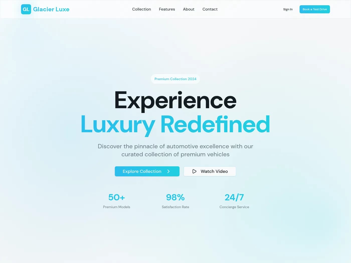 Glacier Luxe Cars