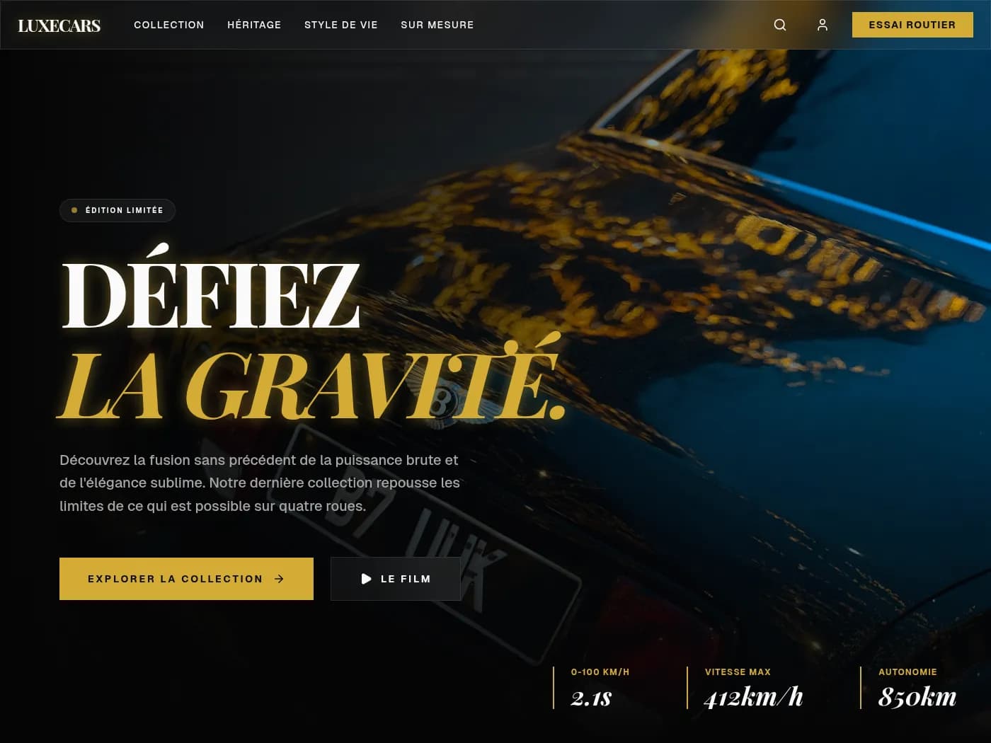 LuxeCars Showcase