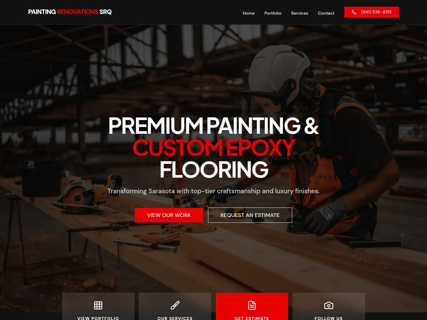 Luxury Epoxy Portfolio Site