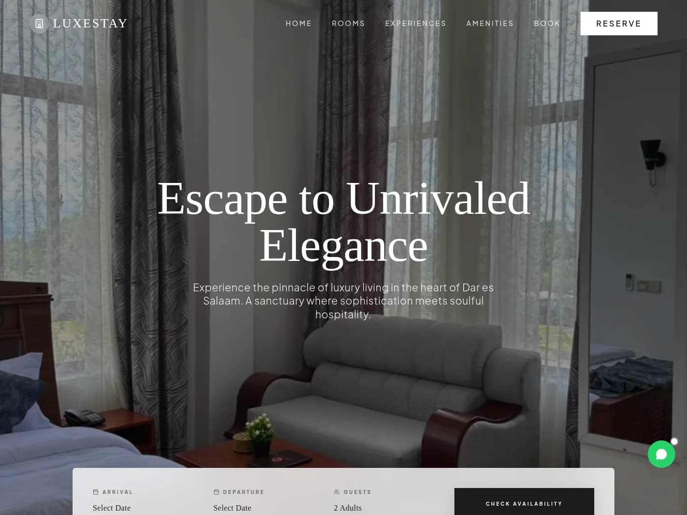LuxeStay Booking Experience