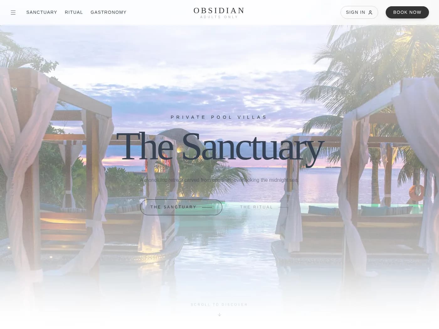 Luxury Hotel Booking Site