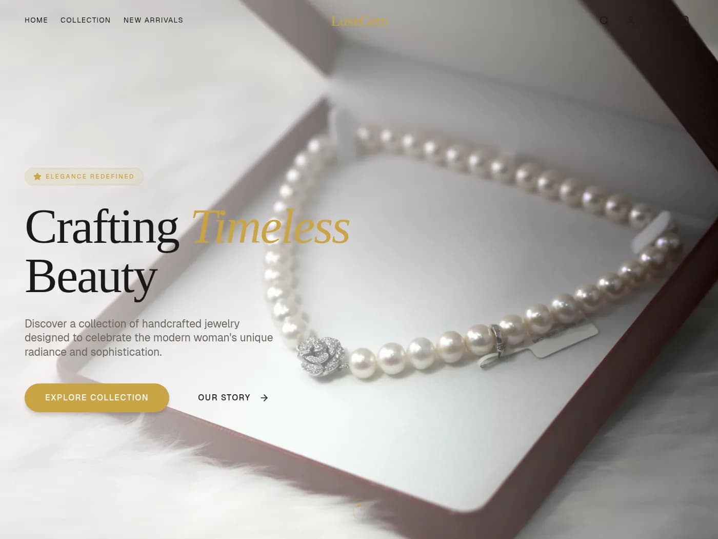 LuxeGem Jewelry UI