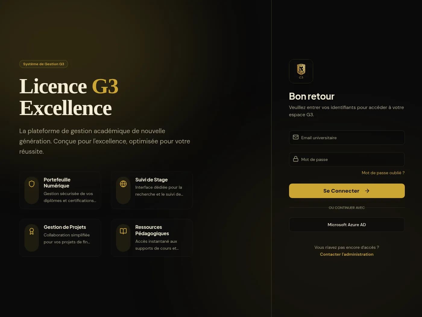 Luxury Login Page