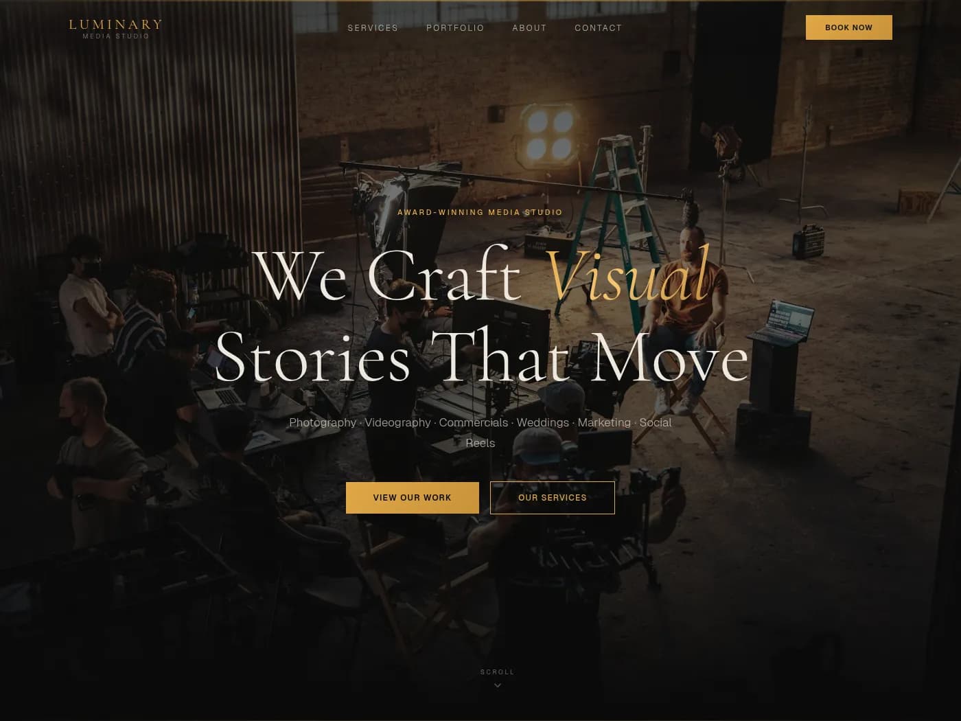 Luxury Media Studio Site