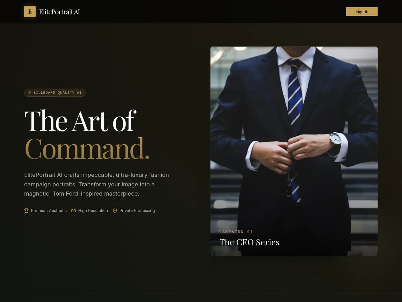 Luxury Portrait Generator
