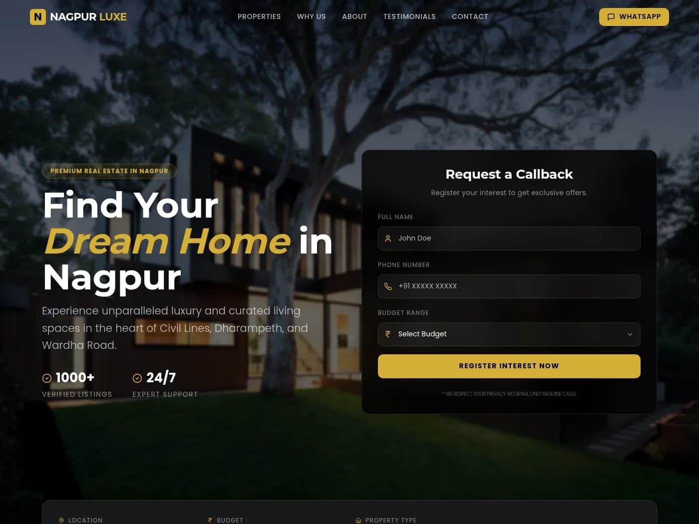 Nagpur Luxe Realty Page