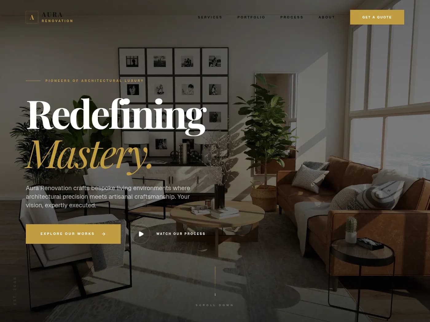 Luxury Renovation Landing