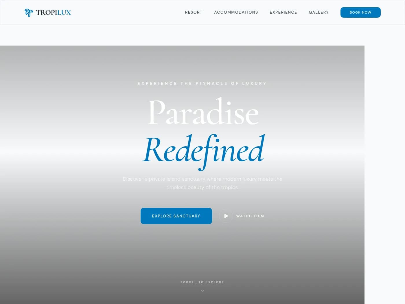 TropiLux Beach Resort Site