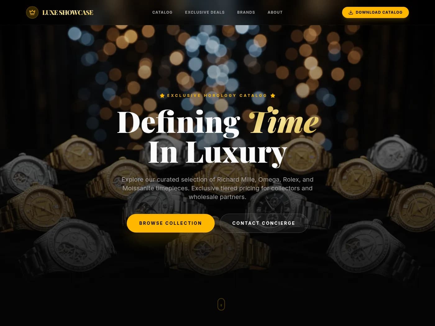 Luxury Watch Showcase