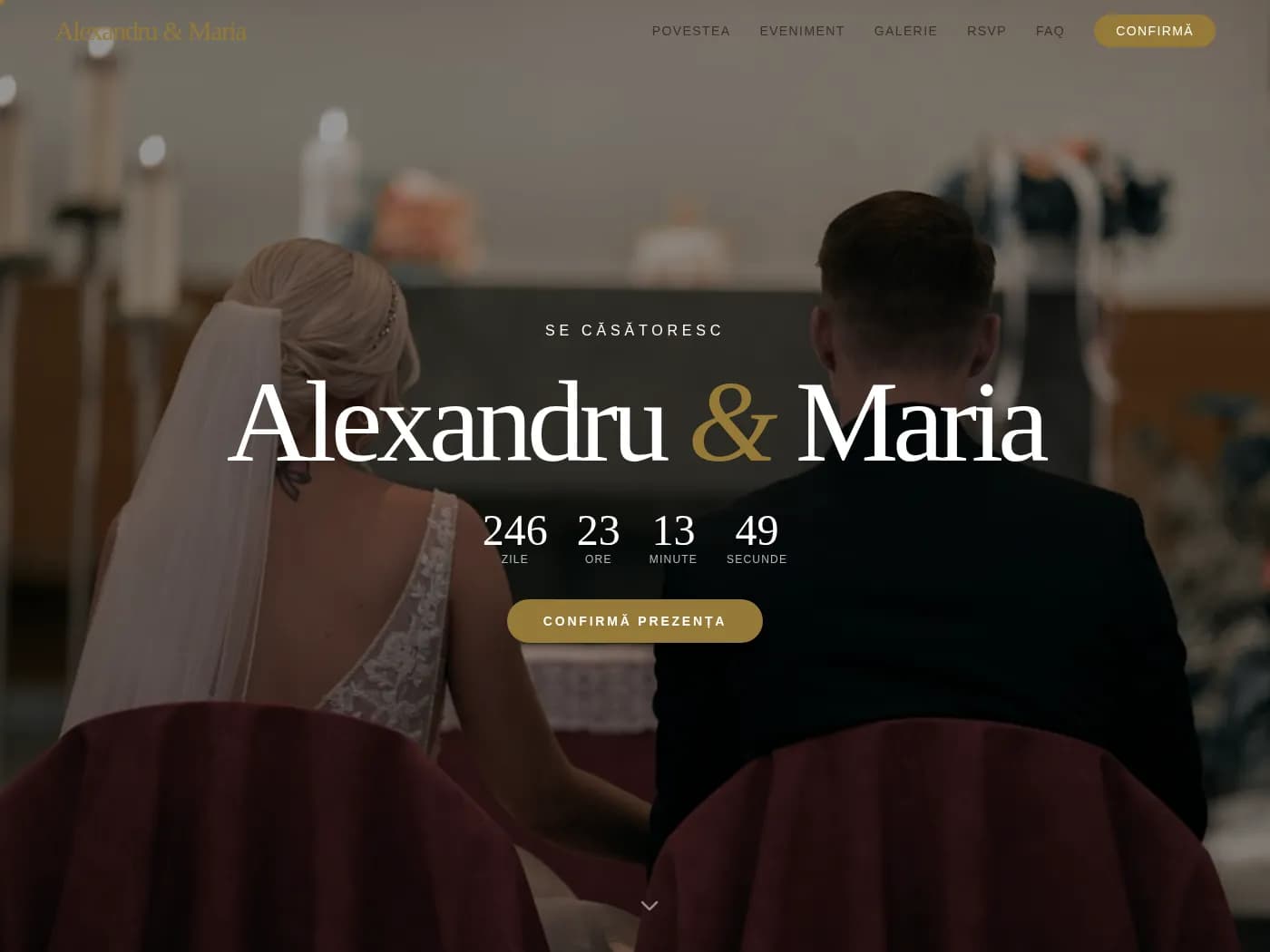 Luxury Wedding OnePage