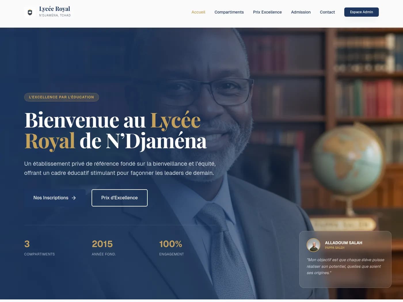 Lycée Royal Web Portal