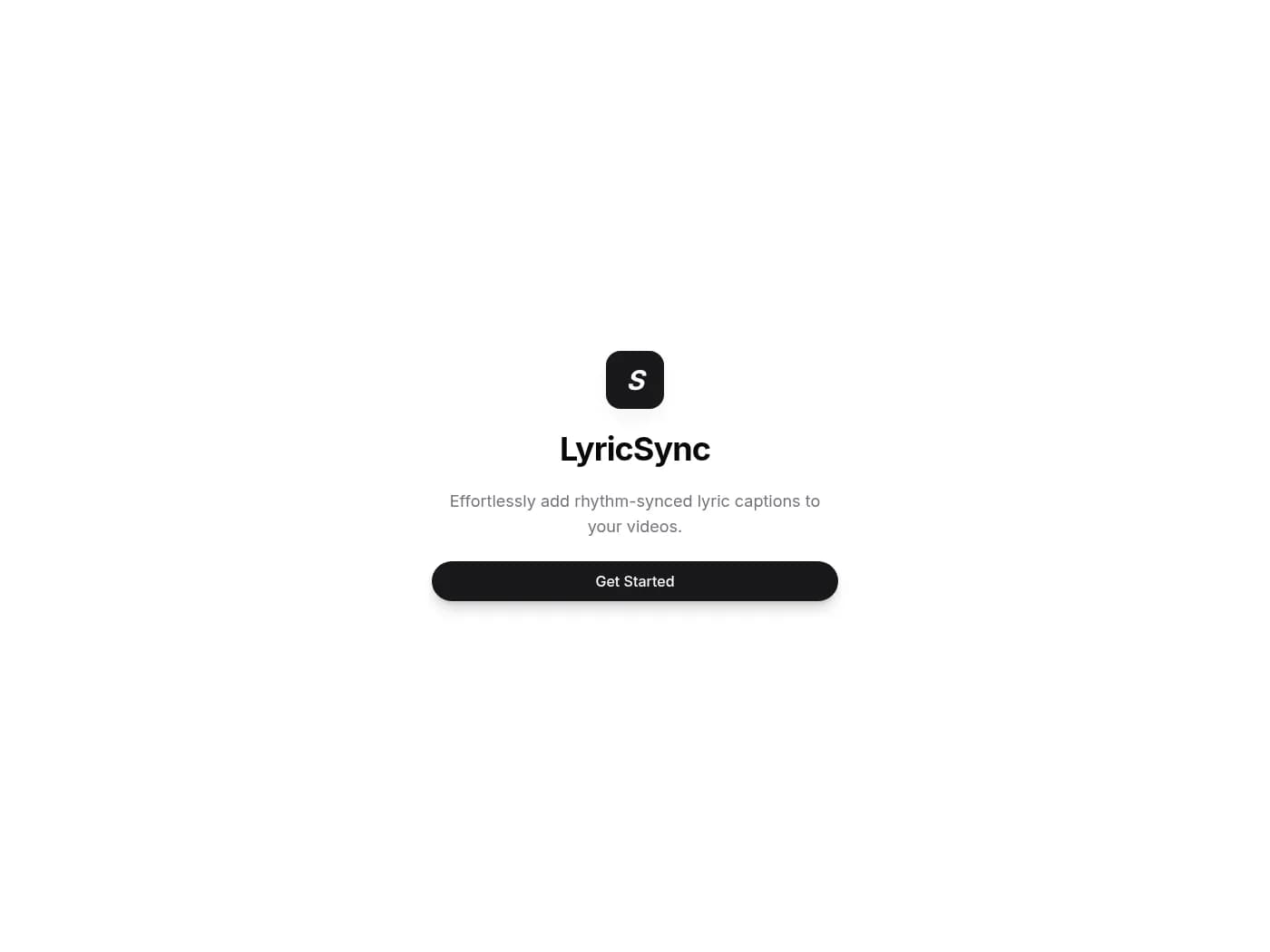 LyricSync Video Captions