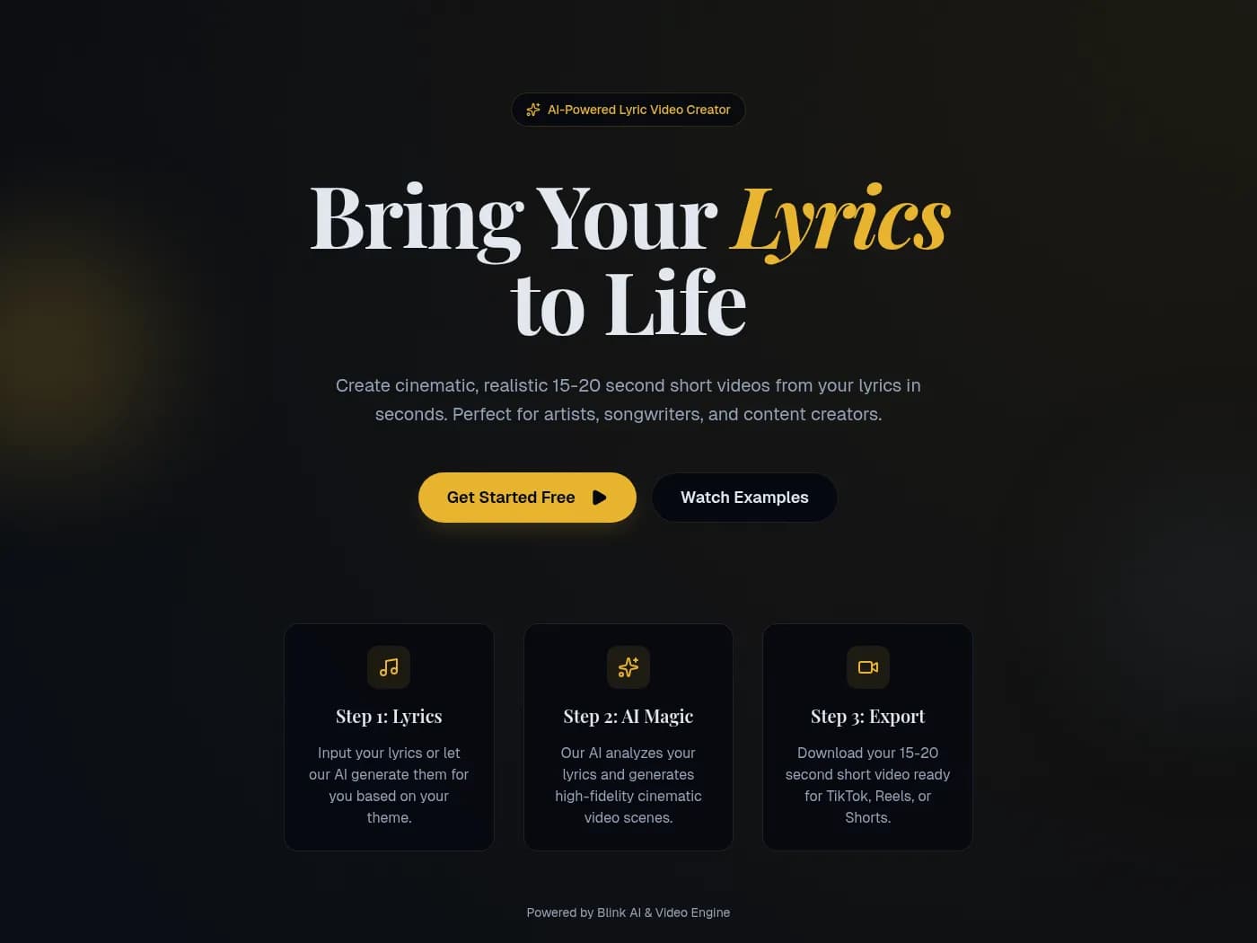 Lyric Short Video Maker