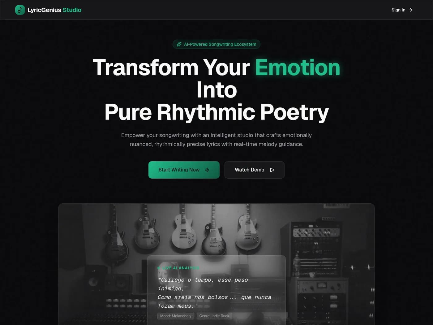 LyricGenius Studio