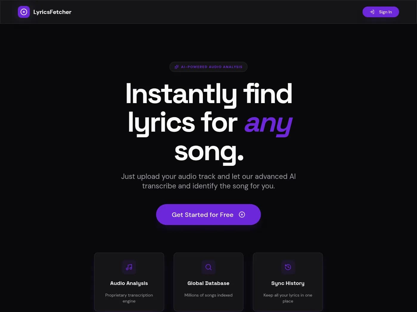 Lyrics Fetcher
