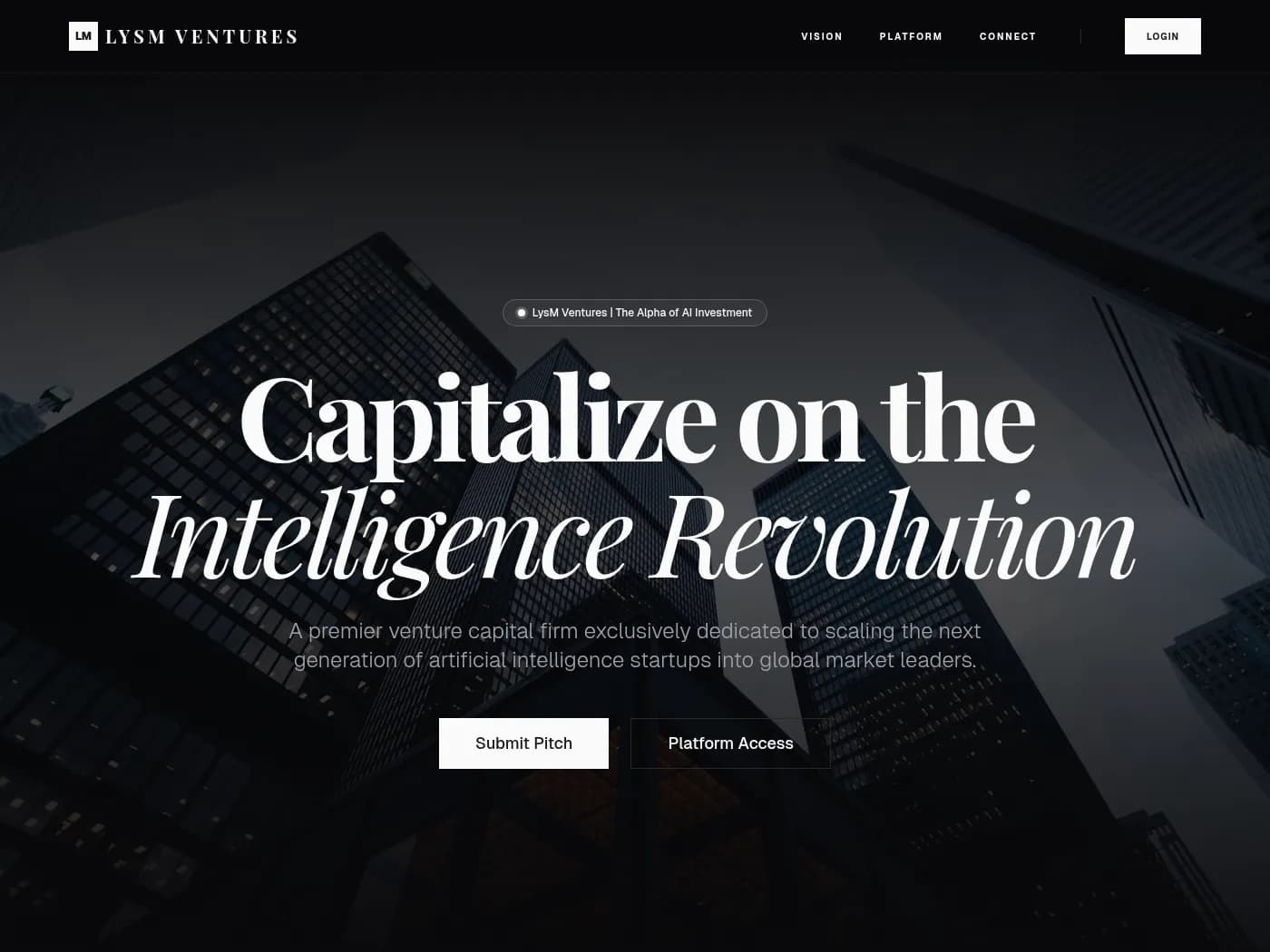 LysM Ventures AI Site