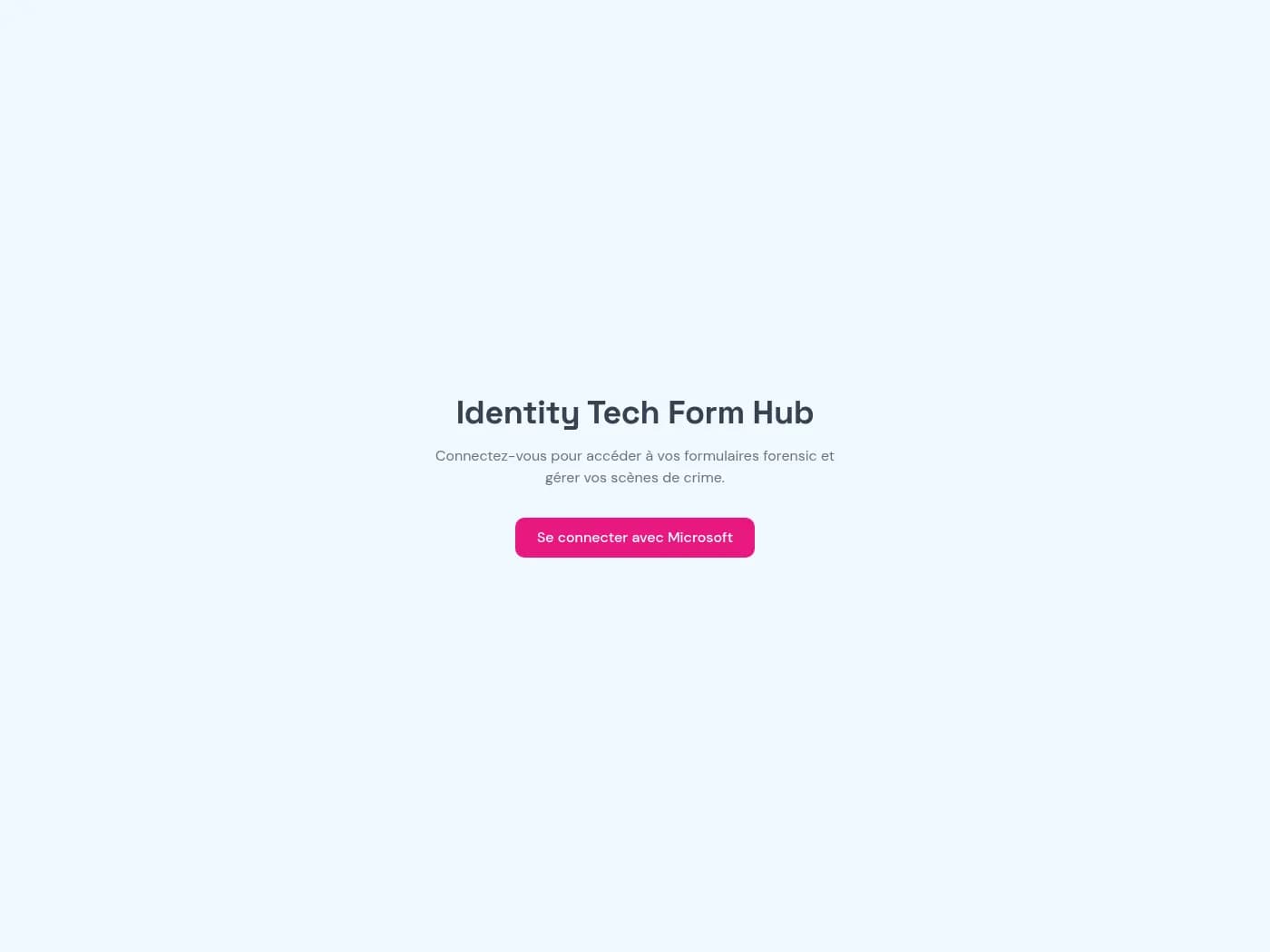 Identity Tech Form Hub