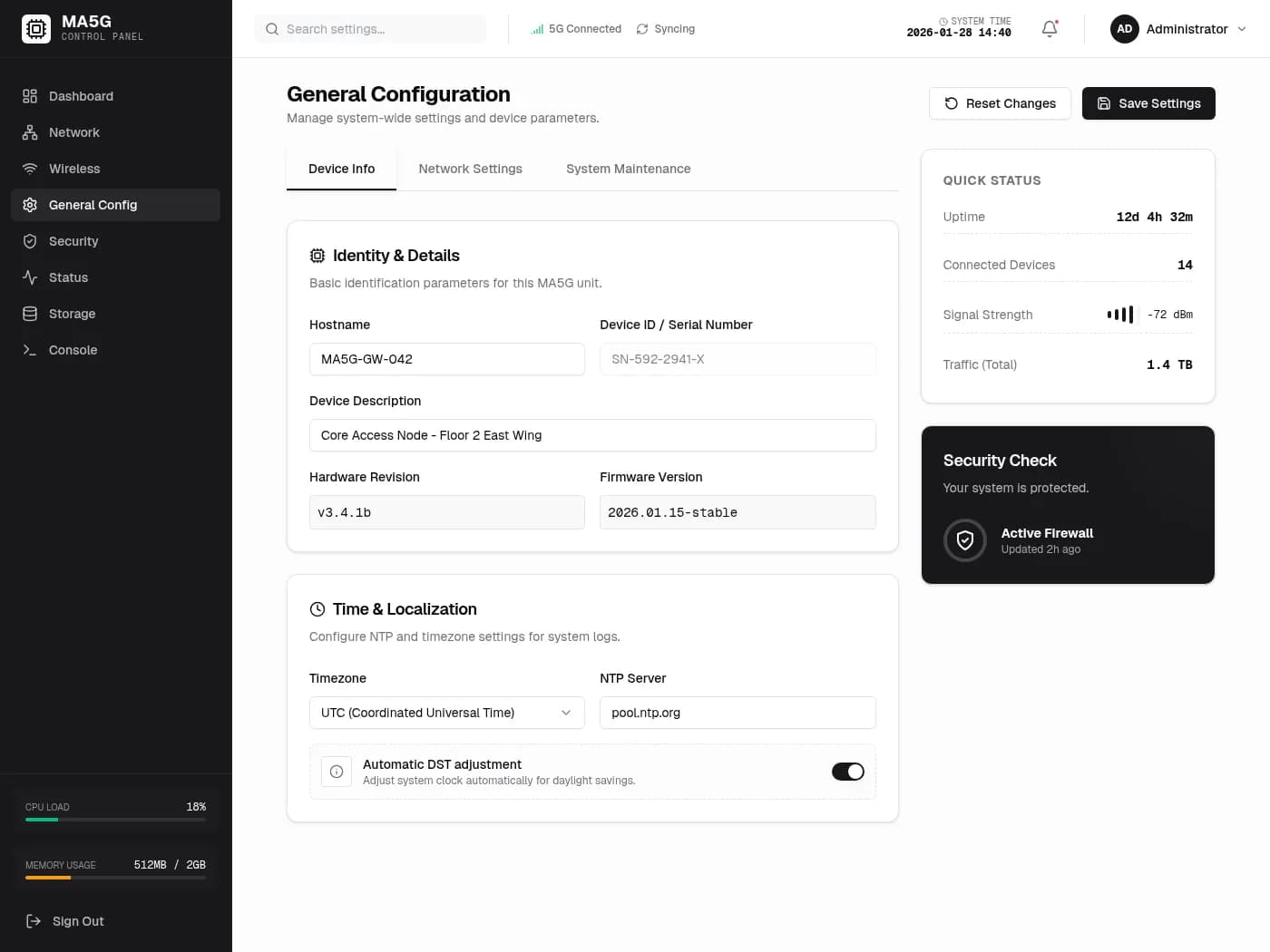 MA5G Config Clone