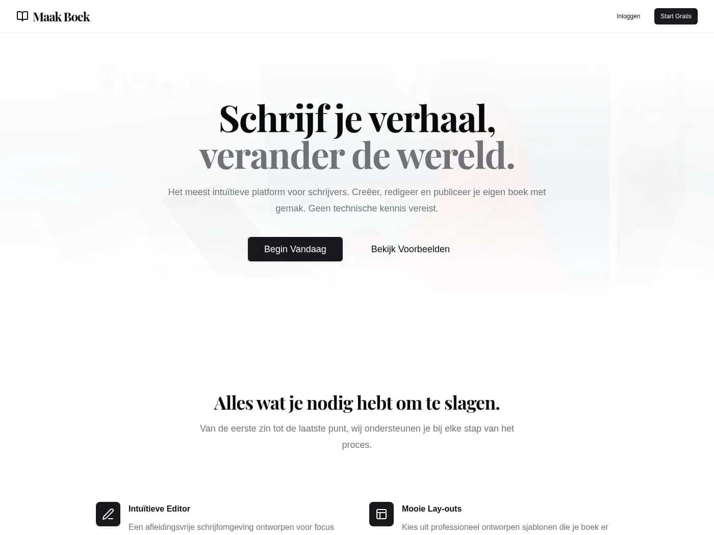 Maak Boek Platform