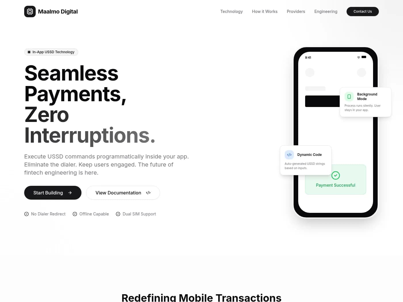 Maalmo Digital Website