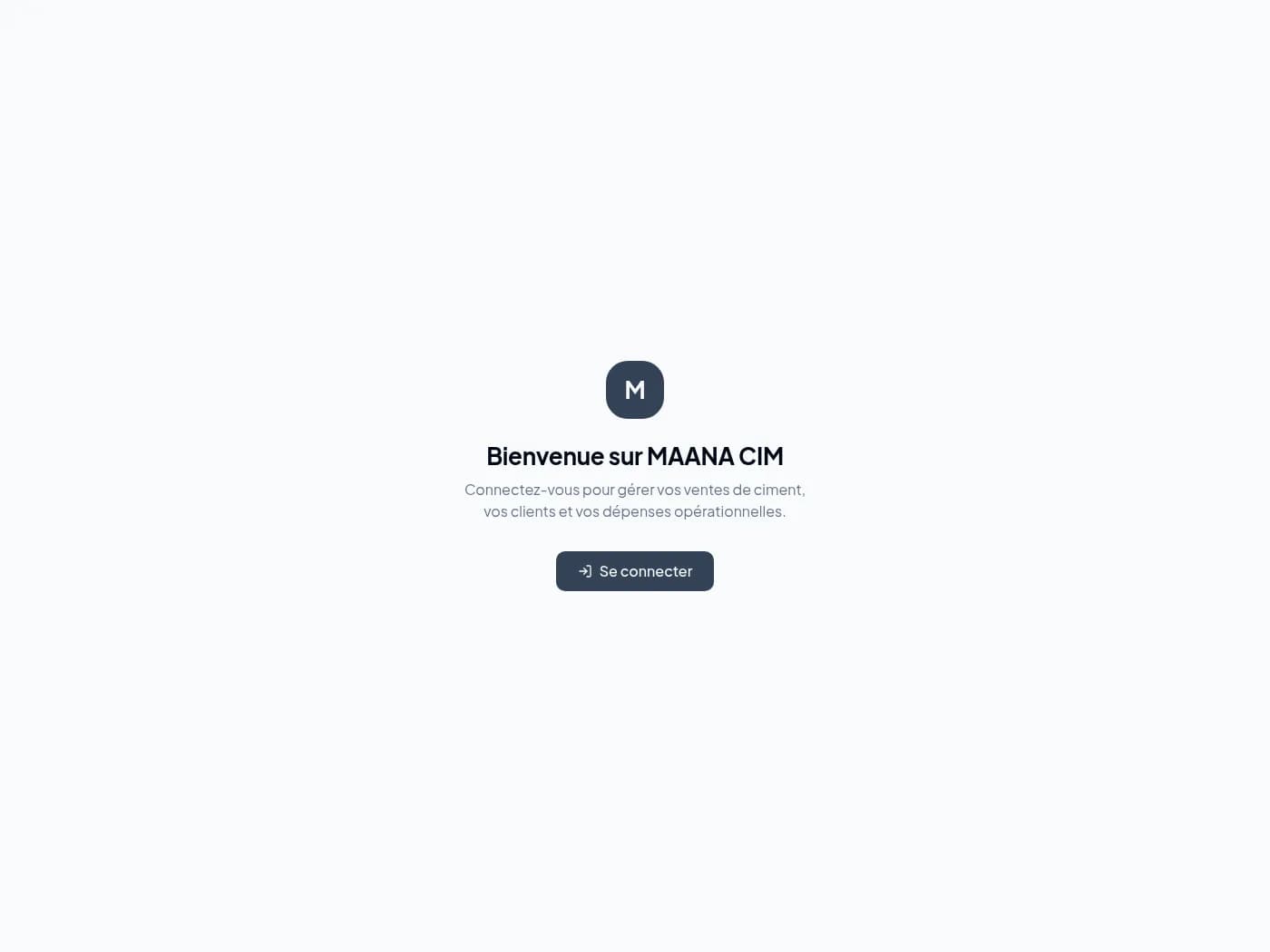 MAANA CIM Sales Tracker