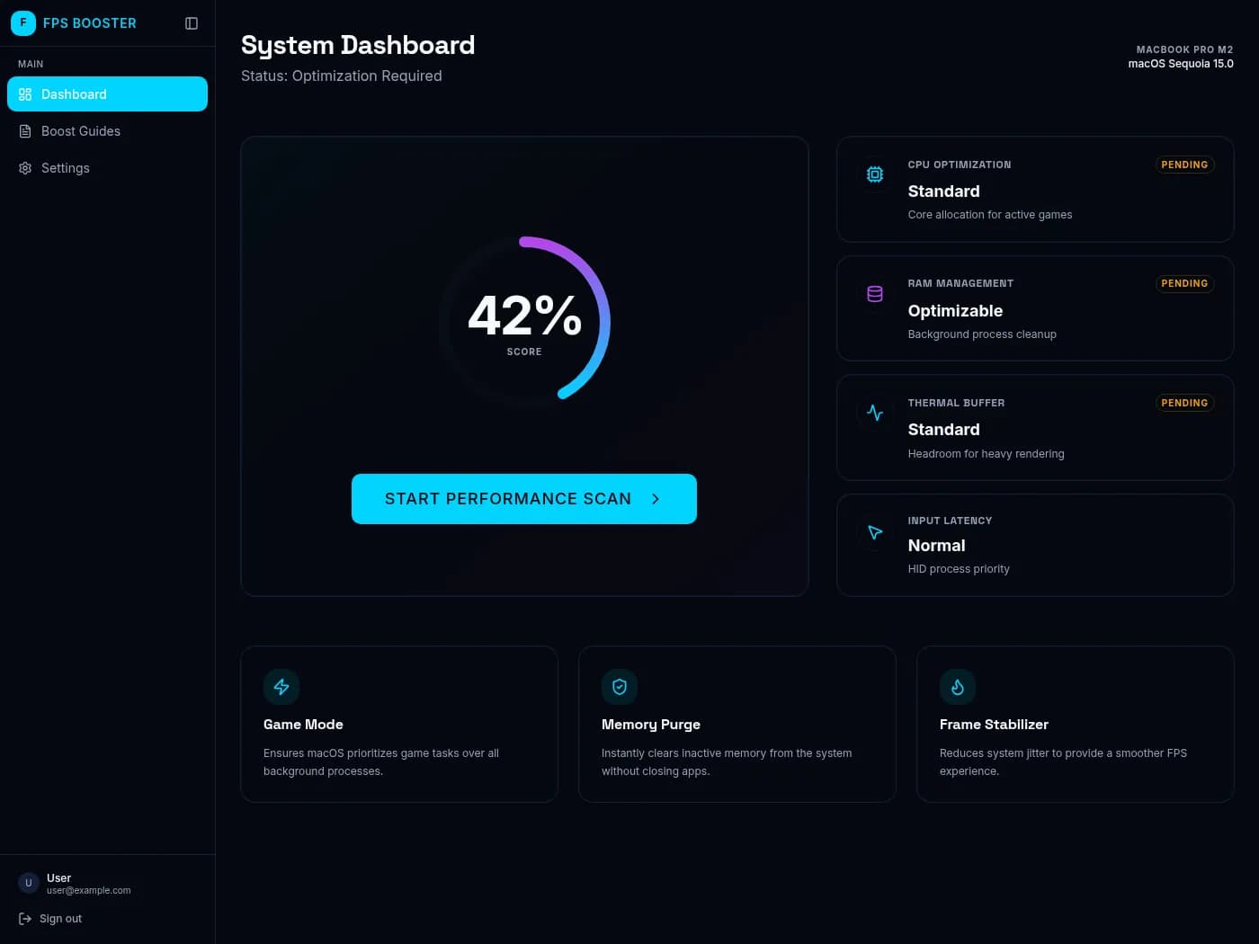 Mac FPS Booster