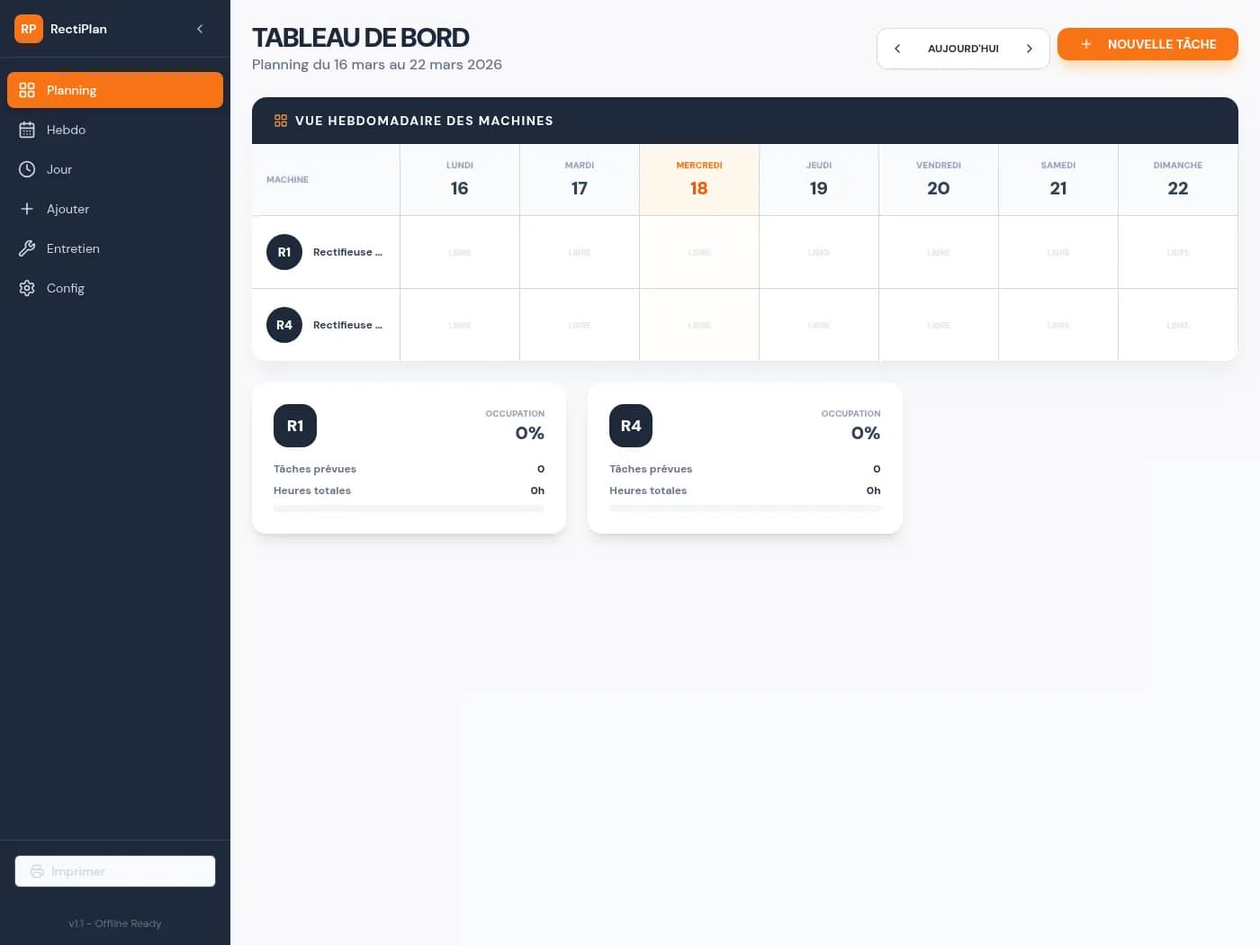RectiPlan Scheduler