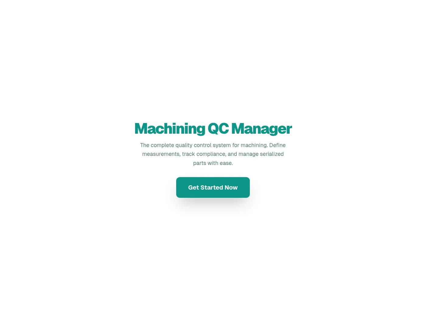 Machining QC Manager