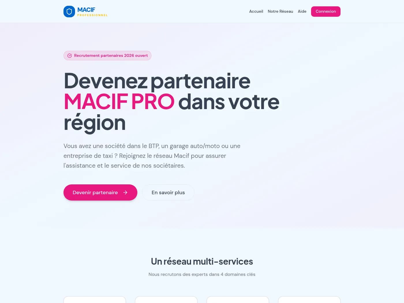 Macif Pro Partner Portal