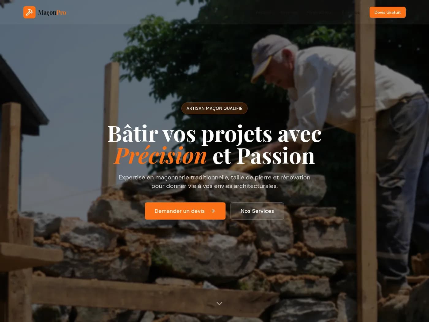 Maçon Pro Web Presence