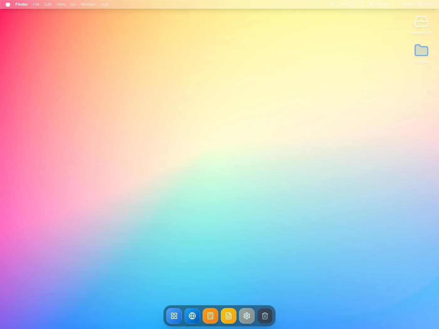 MacOS Web Clone