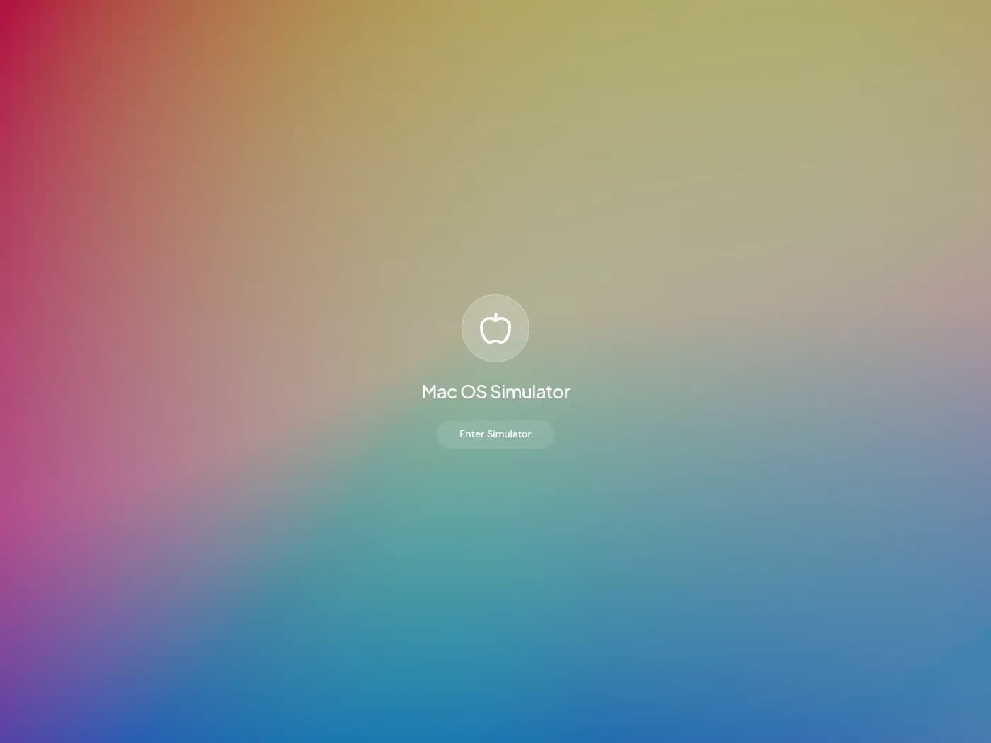 Mac OS Web Simulator