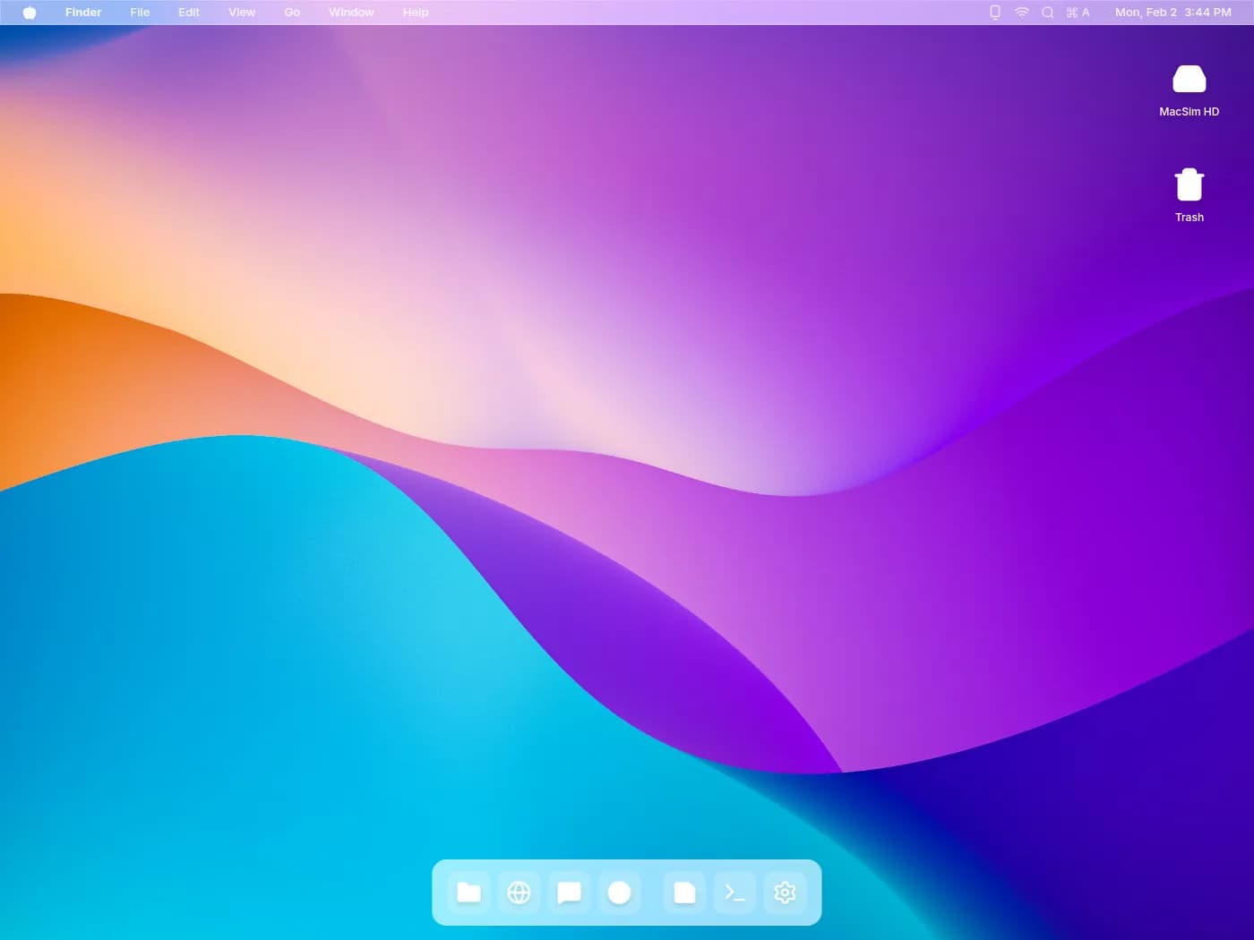 MacSim Desktop Environment