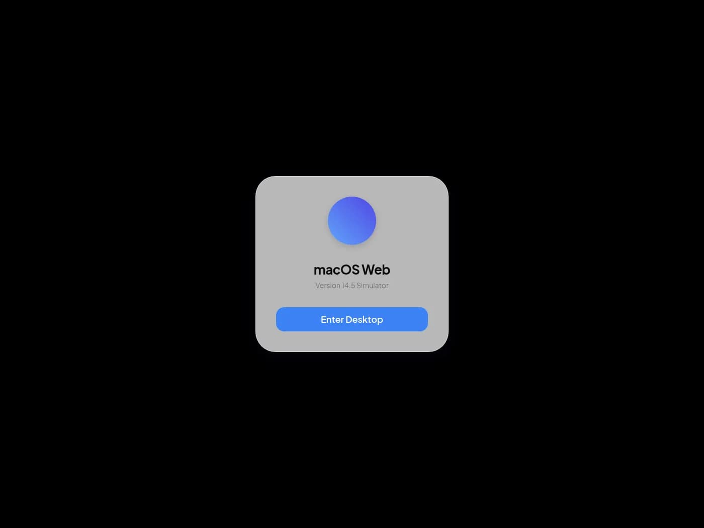 Mac OS Web Simulator