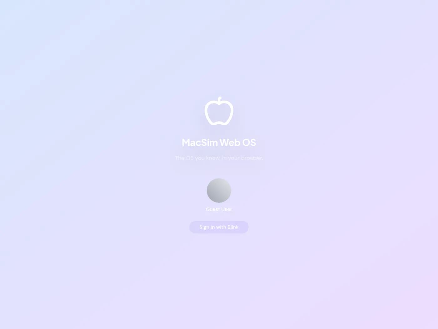 MacSim Web OS