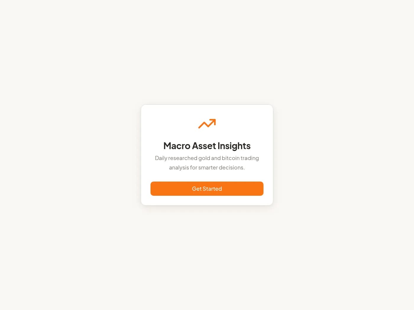 Macro Asset Daily Insights