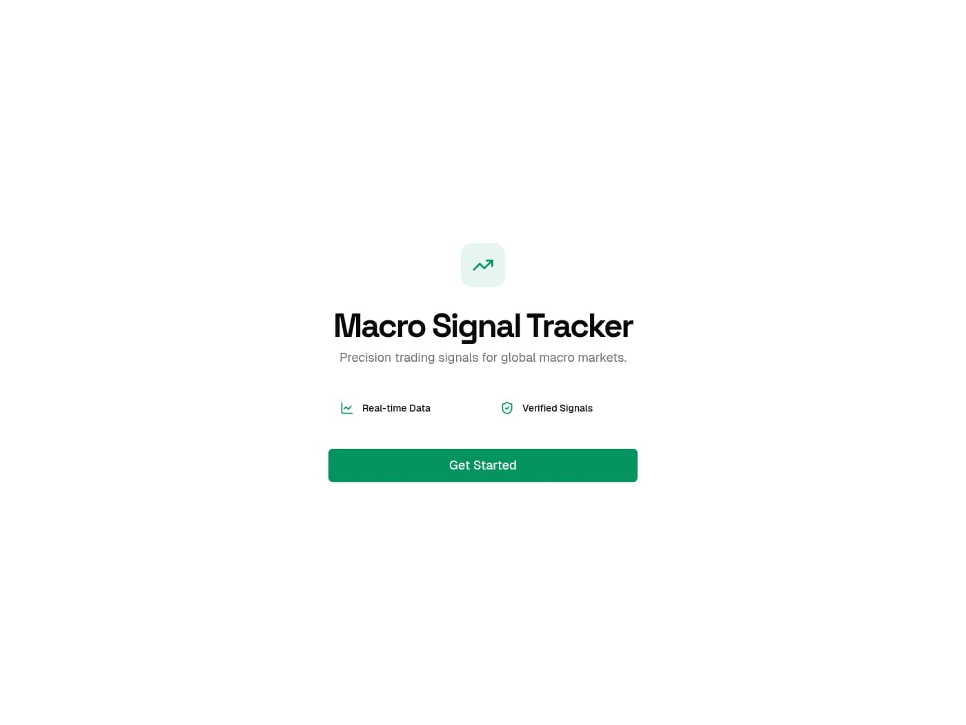 Macro Signal Tracker